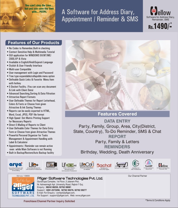 Pfiger Software Technologies Pvt. Ltd. 2nd Floor Gurukrupa Complex ...