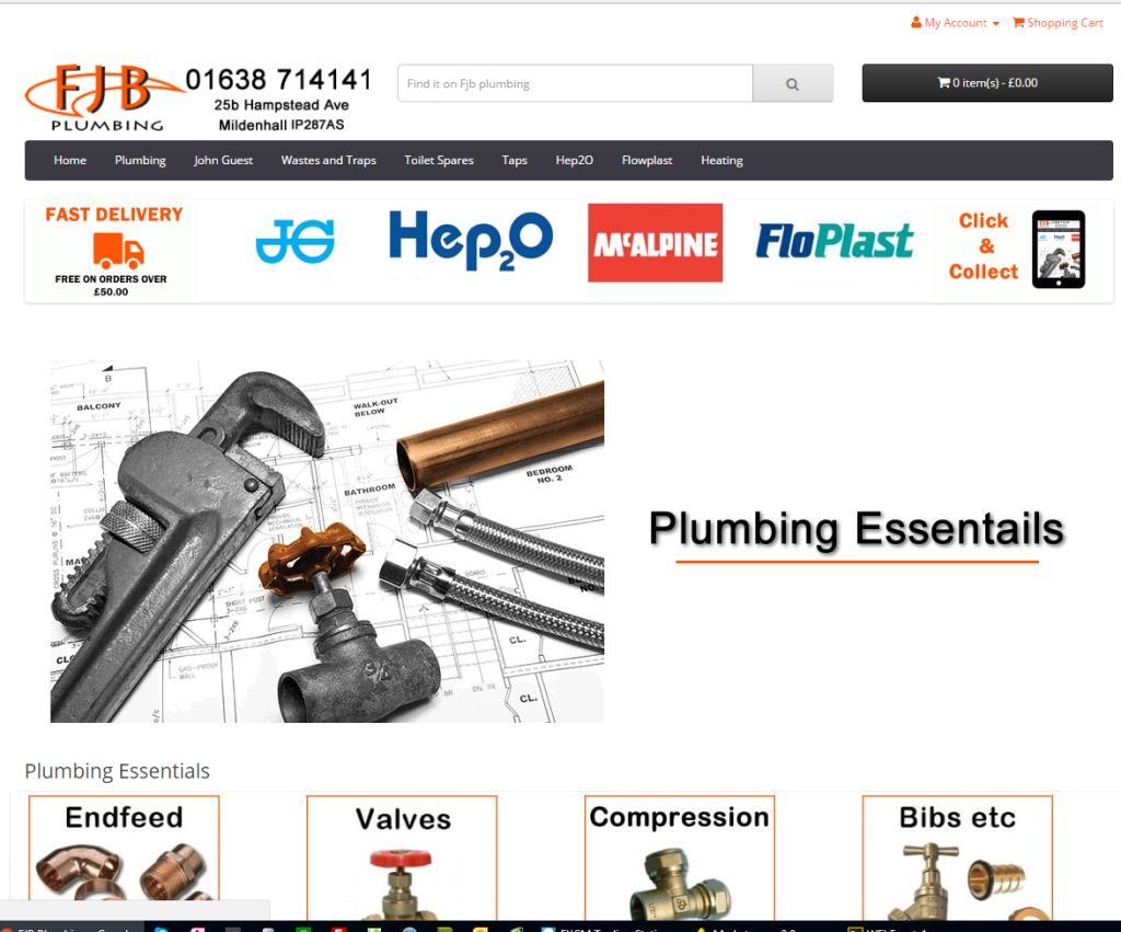 Details for Fjb Plumbing Supplies in 25b Hampstead Avenue, Mildenhall ...