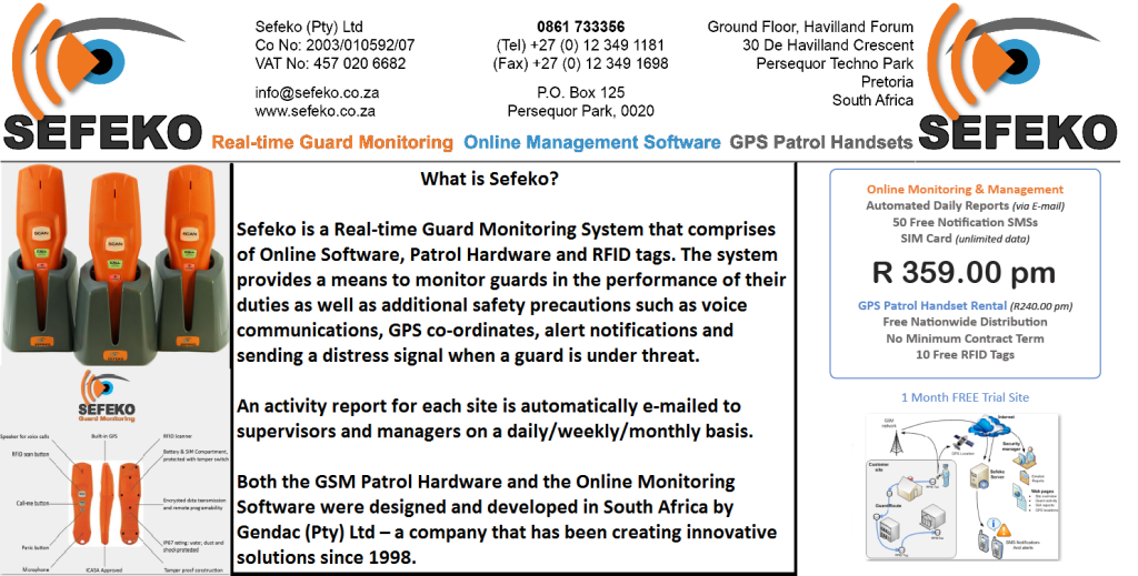 Sefeko (Pty) Ltd Ground Floor, 30 De Havilland Crescent, Persequor Park ...