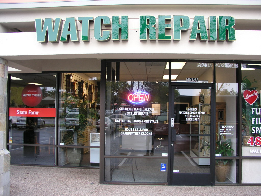 Lukin's Watch & Clock Repair 5150 Fair Oaks Blvd Ste 105A, Carmichael ...