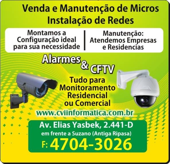 CVI INFORMATICA E CFTV AVENIDA ELIAS YASBEK 2441D, EMBU, 06803-000