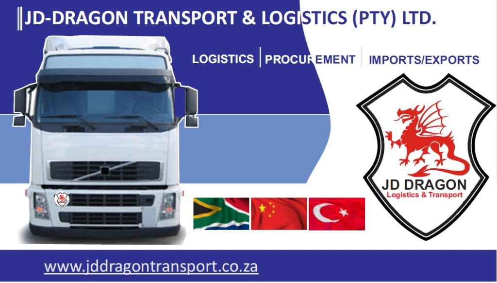 JD Dragon Transport & Logistics hoogland, Johannesburg, 2169