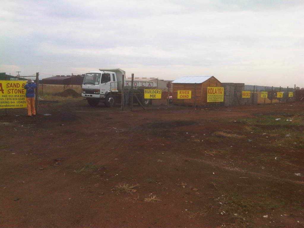 KOLA SAND AND STONE Main Lawley Road Anchorville, LENASIA, 1827