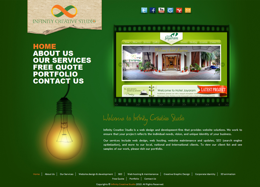 Infinity Creative Studio 4, Annie Besant Street,, Pondicherry Ho., 605001