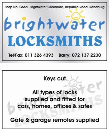brightwater locksmiths brightwater commons, Randburg, 2194